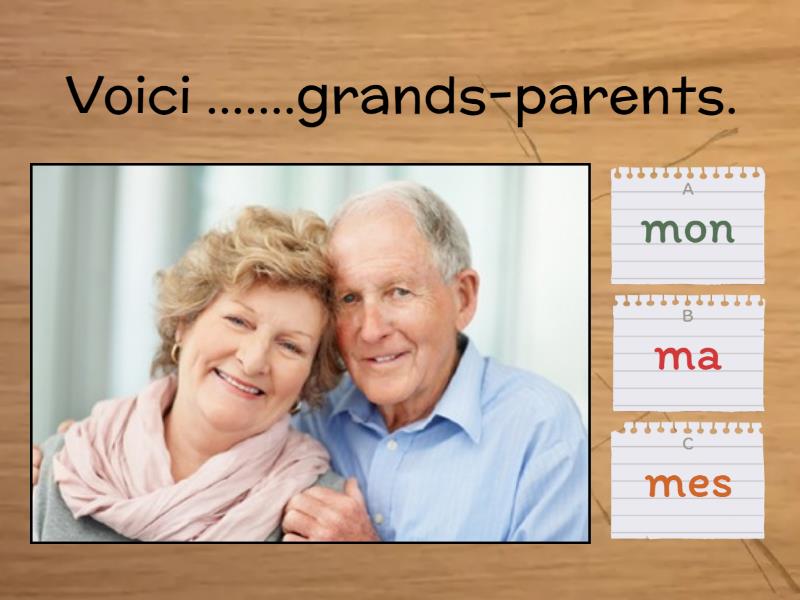 Présenter sa famille. Les adjectifs possessifs. - Quiz