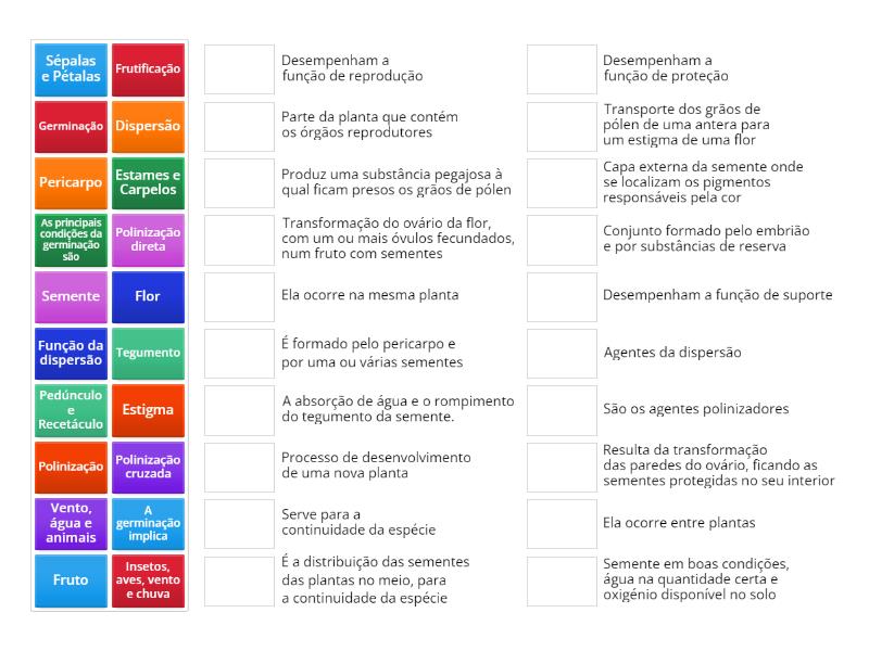 Trabalho de ciências Reprodução das plantas - Associação