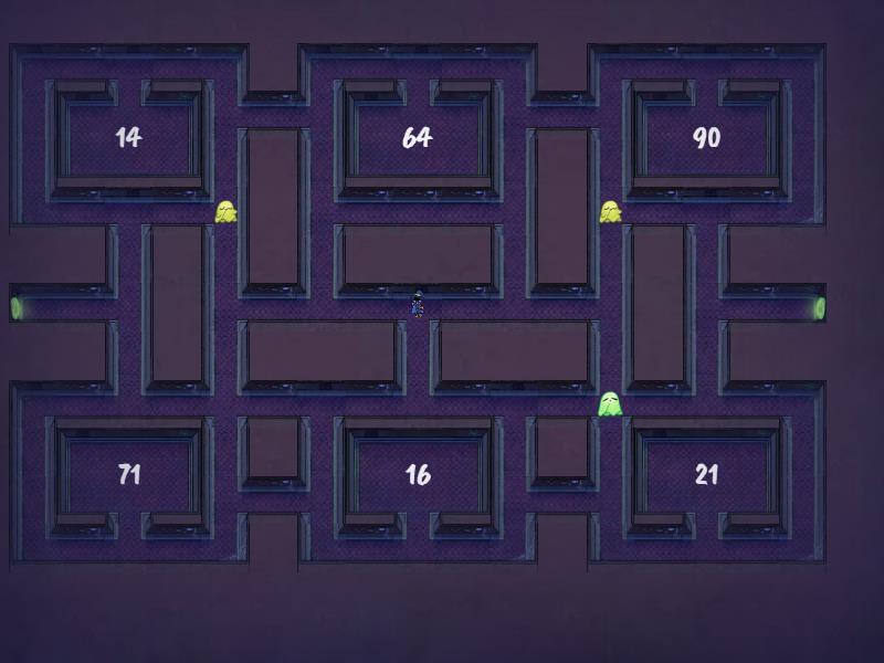 Persecución en el laberinto - Las tablas de multiplicar - Maze chase