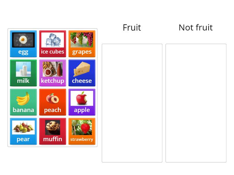 Fruit or Not Fruit - Group sort