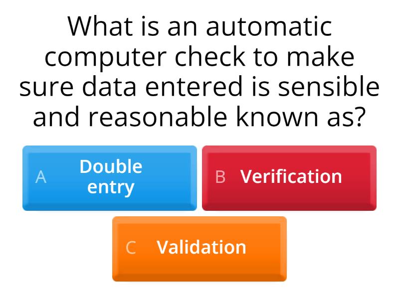 Validation & Verification Tests - Quiz