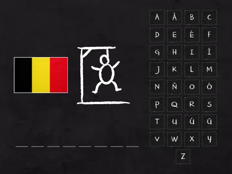 LE PENDU: LE JEU DES PAYS FRANCOPHONES - Hangman
