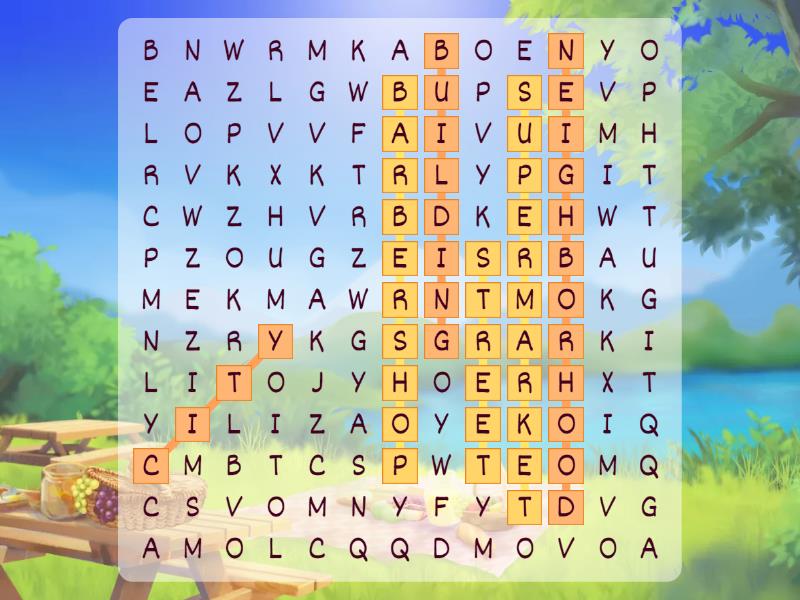 Unit 1. Key Words 4 - Wordsearch