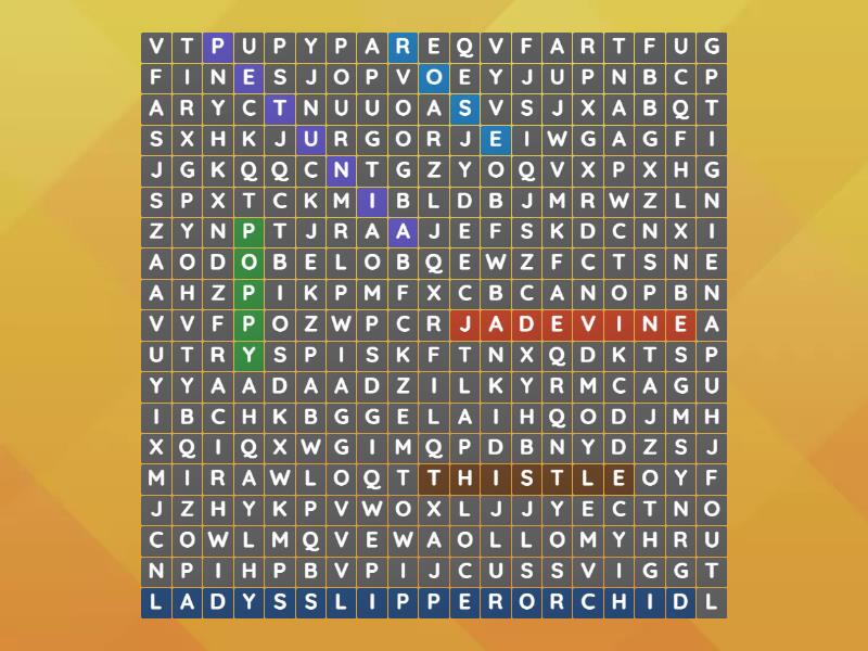for 8 A - Wordsearch