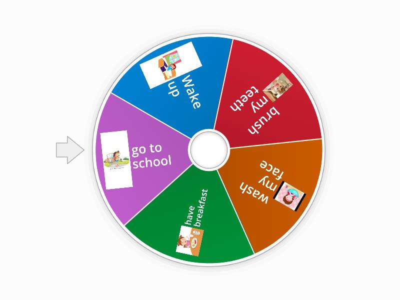 daily routine - Spin the wheel
