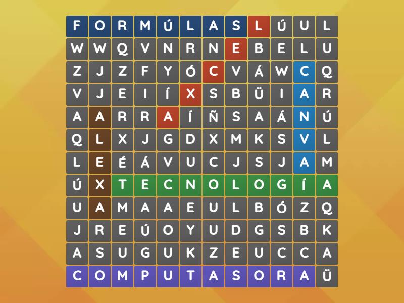 anet - Sopa de letras