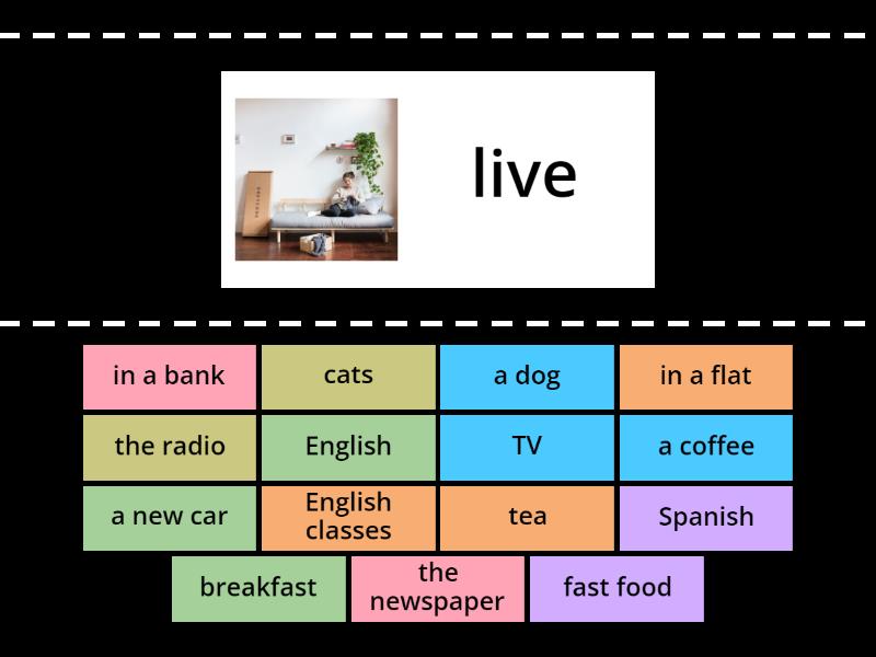 LANGPOINT EF BEGINNER: UNIT 5B COMMON VERB PHRASES - Find the match