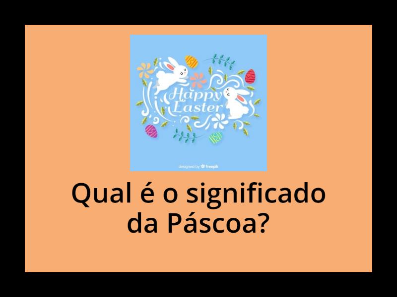 Páscoa - Flash cards