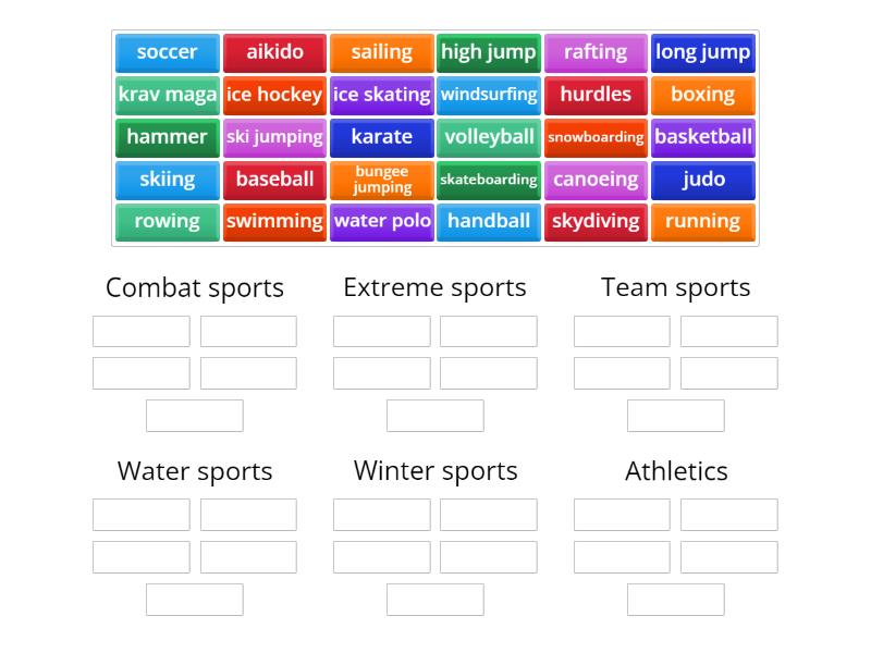 Sports - Group sort