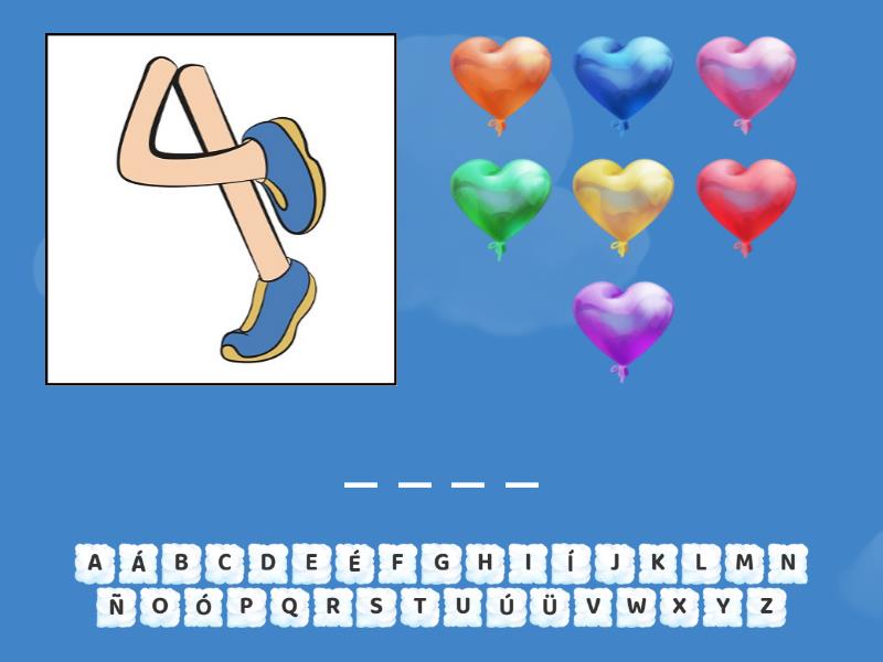 parts of the body - Hangman