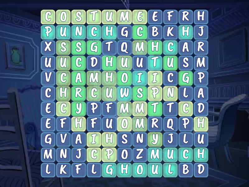 Mrs S Halloween CH Word Search - Wordsearch