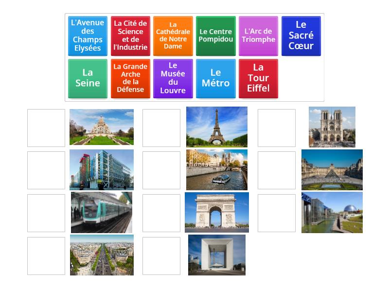 Paris Monuments - Match up