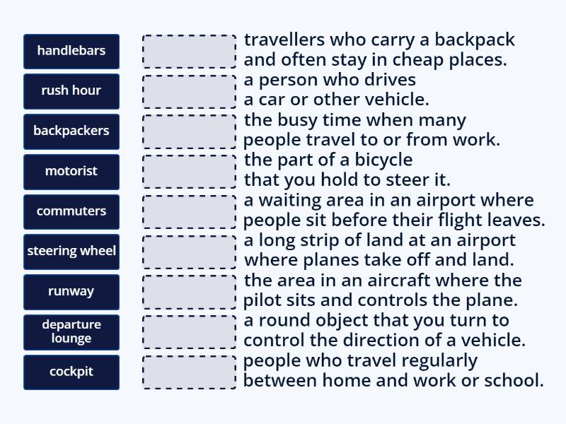 Transport - Match up