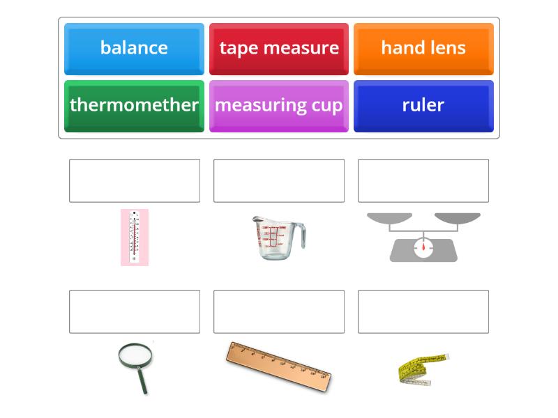 MEASURING TOOLS - Match up