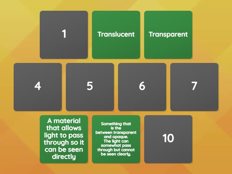 STEM Game - Matching pairs