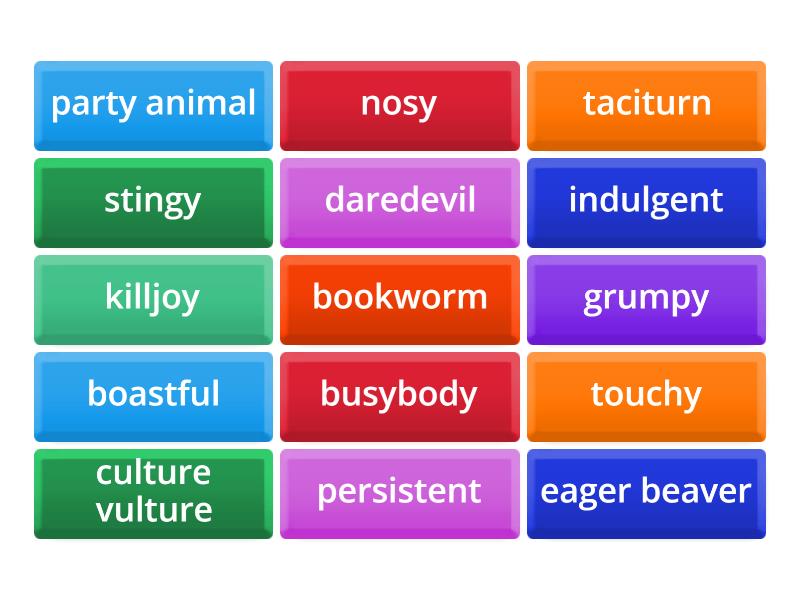 personality - Flip tiles