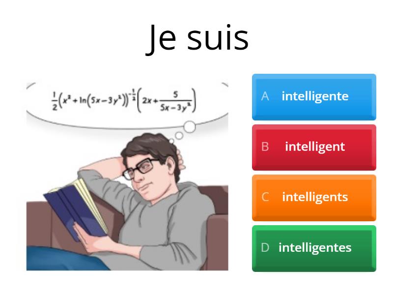 Adjective agreement French - Quiz