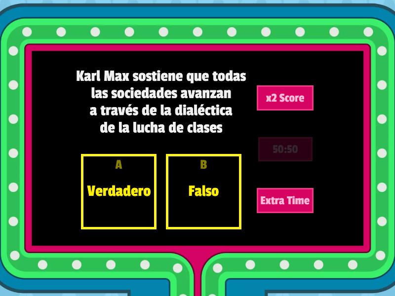 Karl Marx - Gameshow quiz