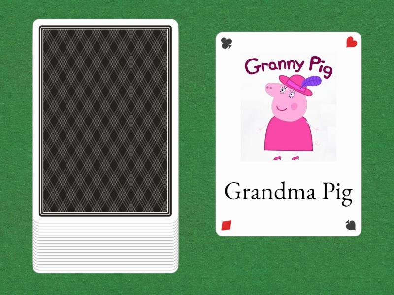 Main characters - pronunciation - Speaking cards