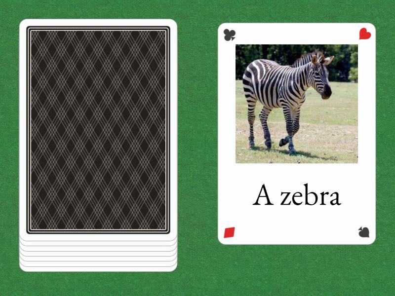 Romi animals - Speaking cards