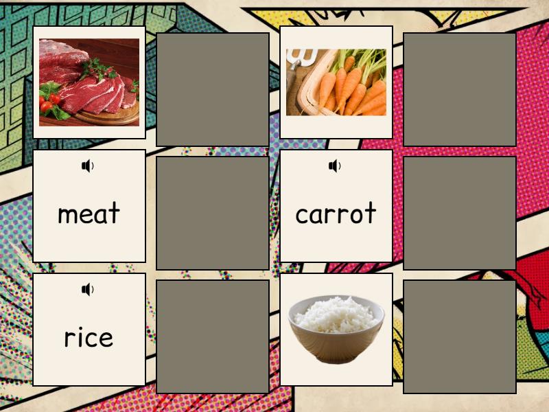 Food FF unit 13*2 - Matching pairs