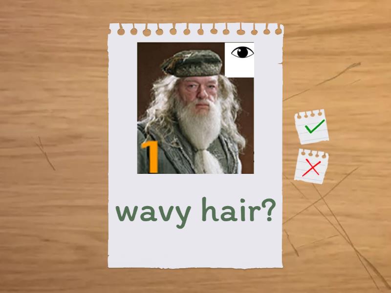 Guess Who / Dumbledore (1) - Flash cards