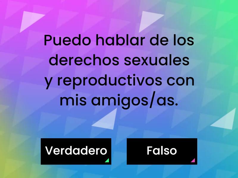 La siguiente afirmación, ¿es Verdadera o Falsa? - True or false