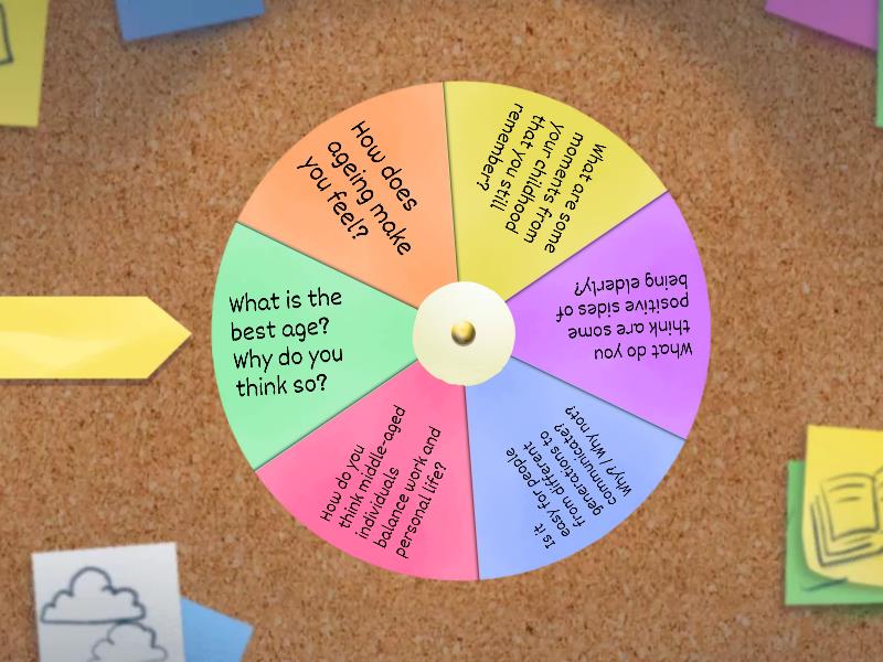 Life stages - Spin the wheel