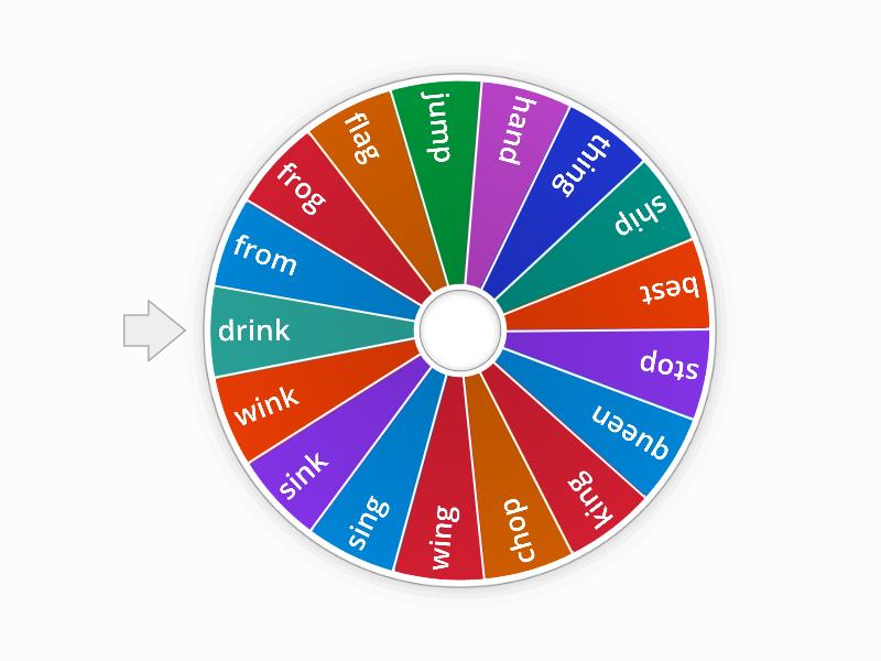 words - Spin the wheel