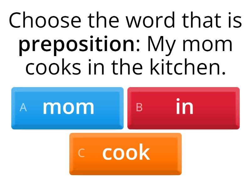 G2-ELA-U8P2-GRAMMAR (Preposition) - Quiz