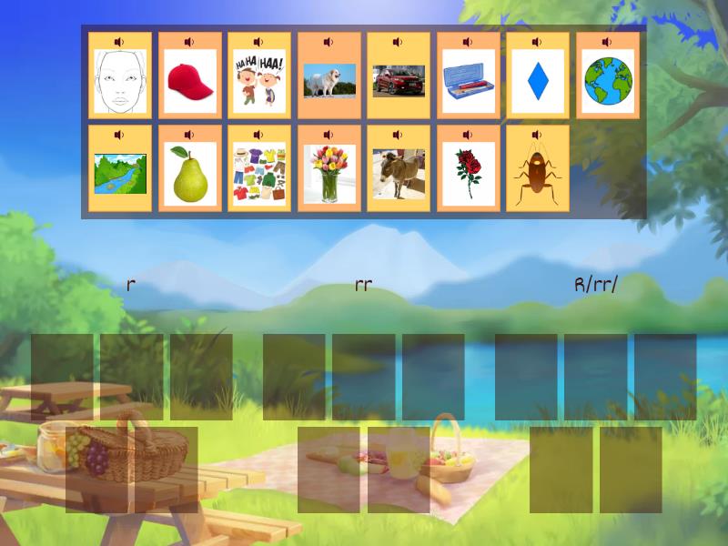 Sonidos letra R - Group sort