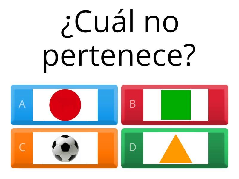 PERTENECE y NO PERTENECE - Cuestionario