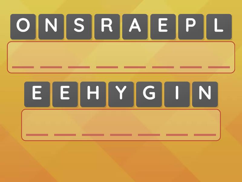 Guess the word - Anagram