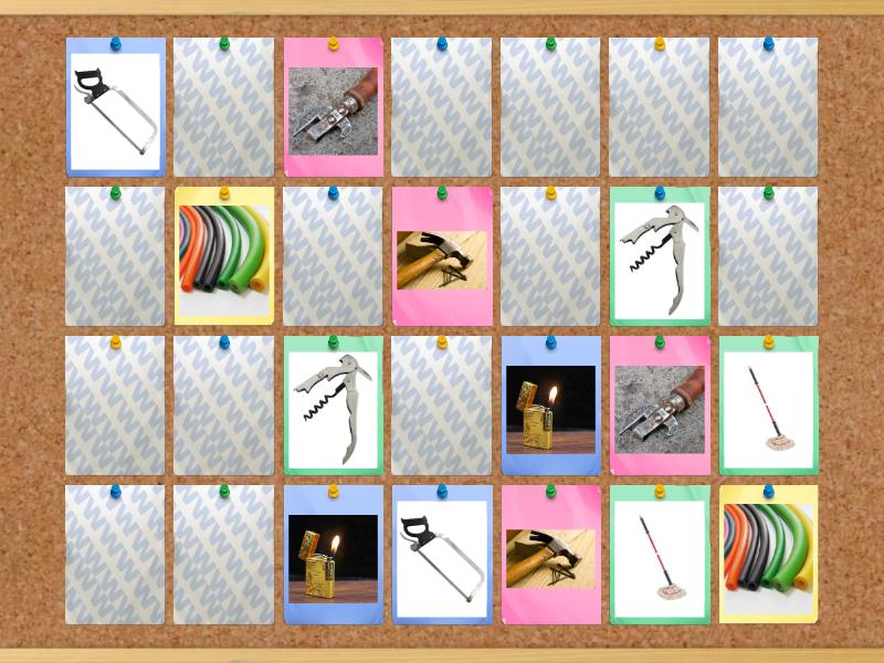 everyday objects - Matching pairs