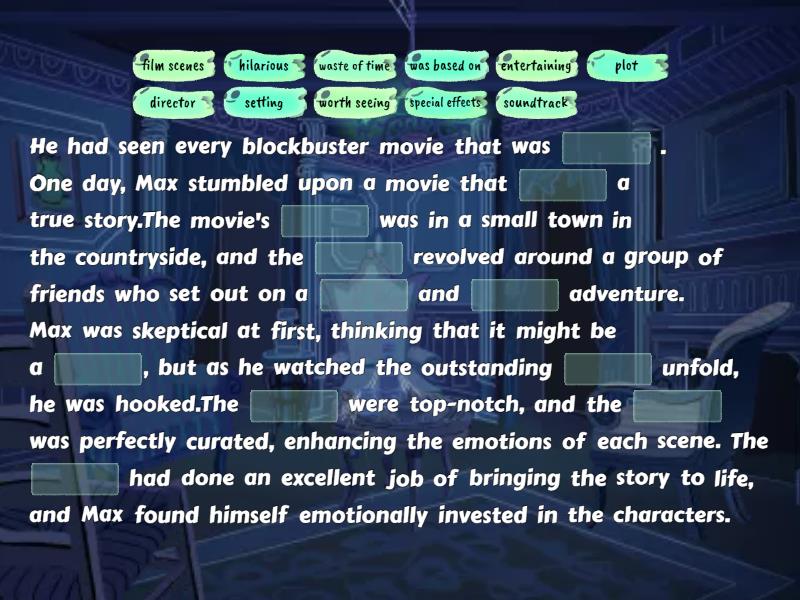 movies - Complete the sentence