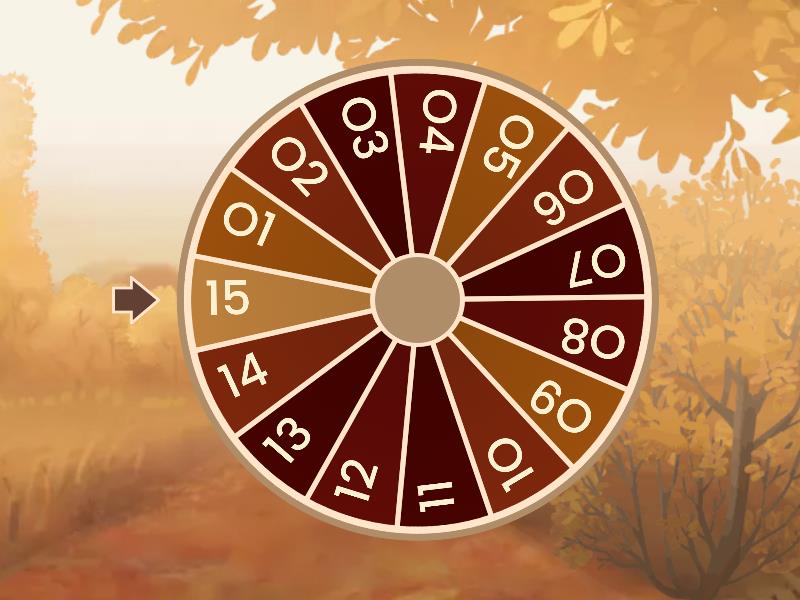 Bingo. - Spin the wheel