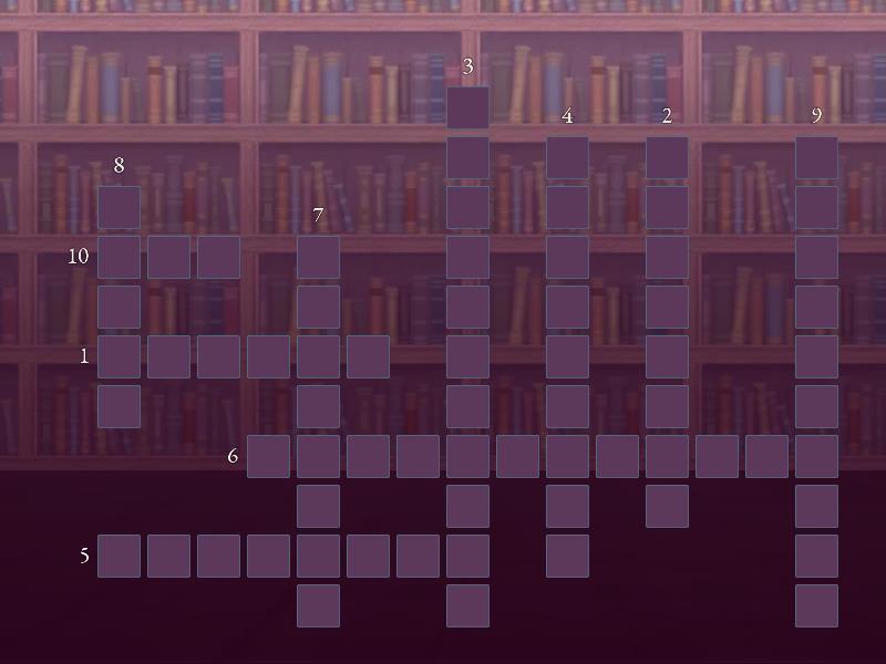 CERPEN BAWOD (ANTOLOGI KOMSAS TINGKATAN 3) - Crossword