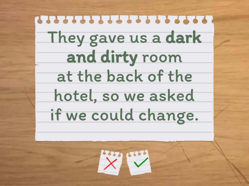 Vacation adjectives - Flash cards