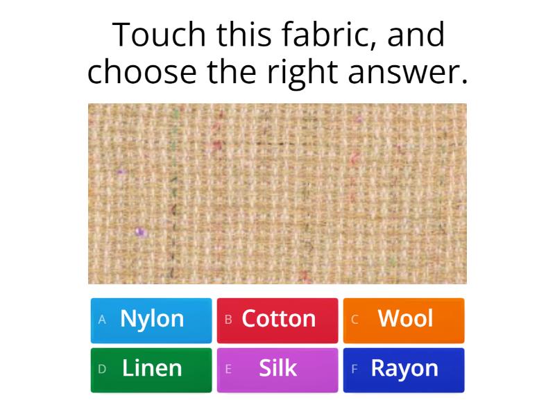 Fabrics Texture - Quiz