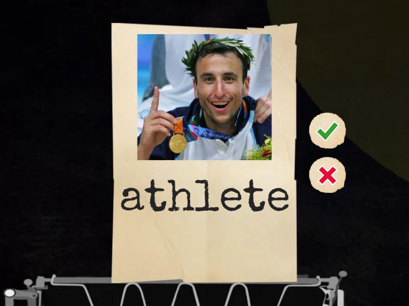 ATHLETICS TRACK - Flash cards