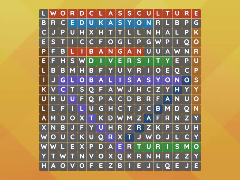 SIPAT SALITA - Wordsearch SIPAT SALITA - Wordsearch