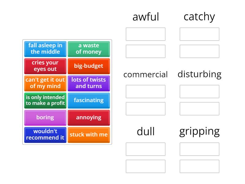 OUtcomes upper-Intermediate Unit 1 - Group sort