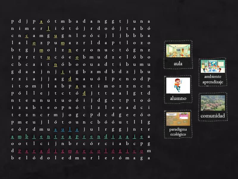 Act : 3 Busca la palabra y posteriormente selecciona la imagen ...