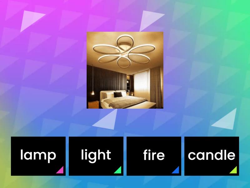 Unit 11 - Light - Vocab - Find the match