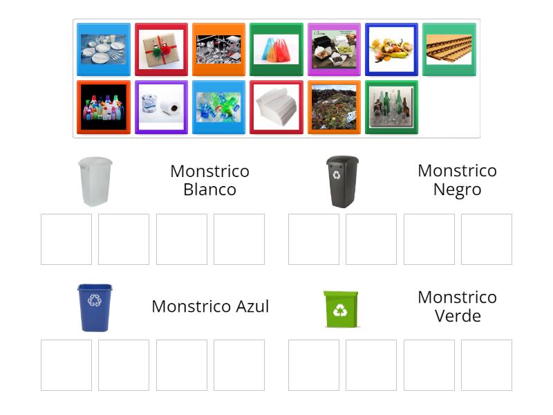 Monstricos Del Cuidado Ambiental - Pengurutan grup