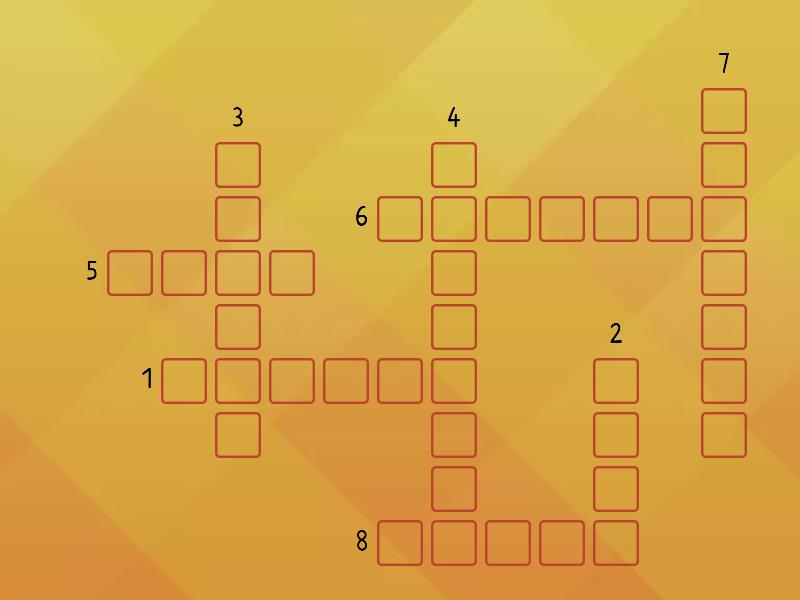 Prepare 3 Natural World - Crossword
