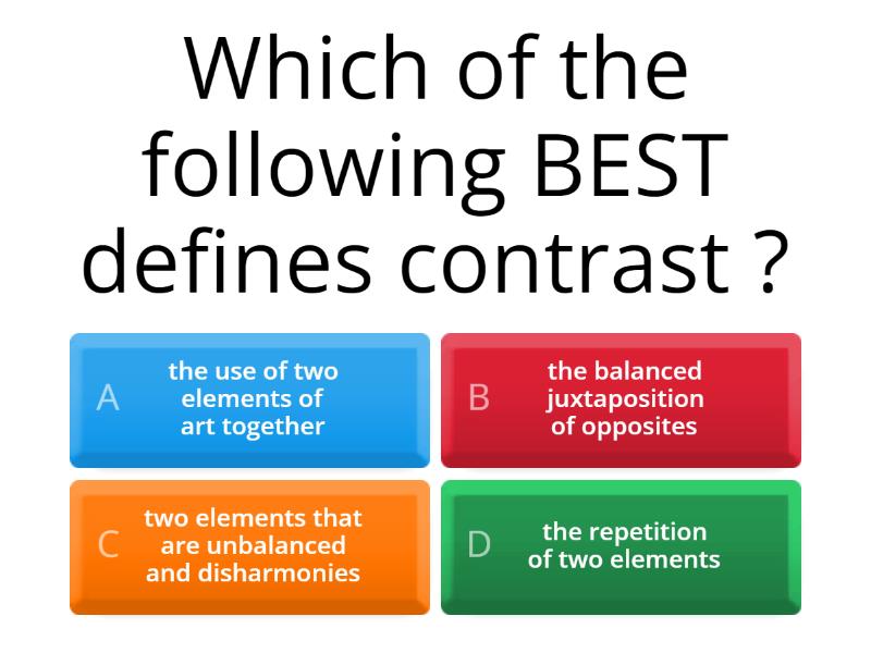 CONTRAST - Quiz
