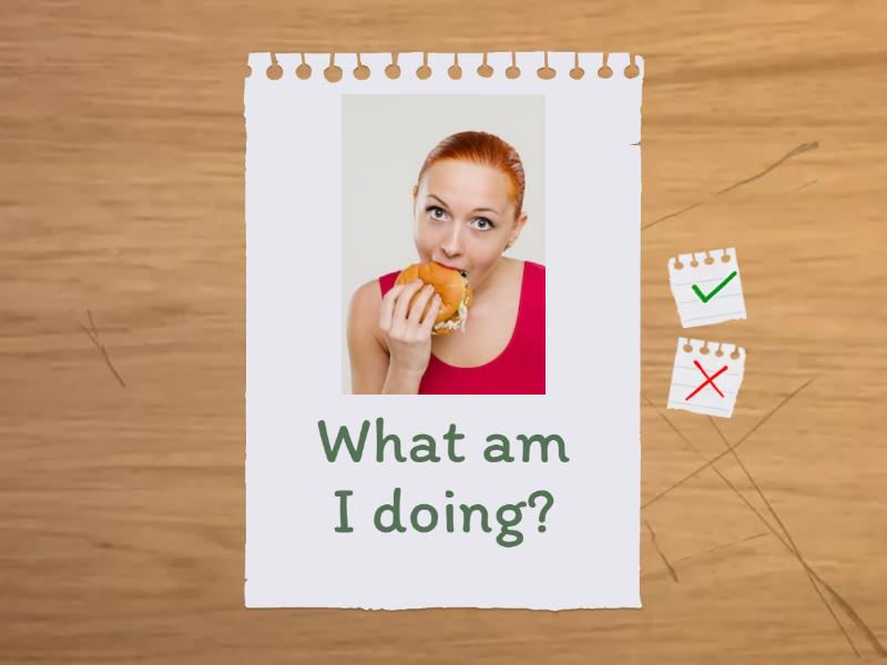 Segundo english, What am i doing? - Flash cards