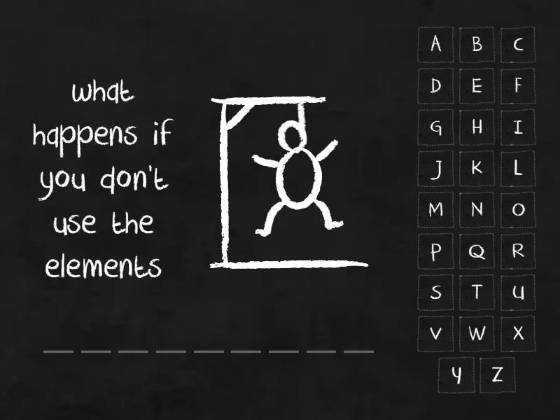 SAFETY ELEMENTS - Hangman