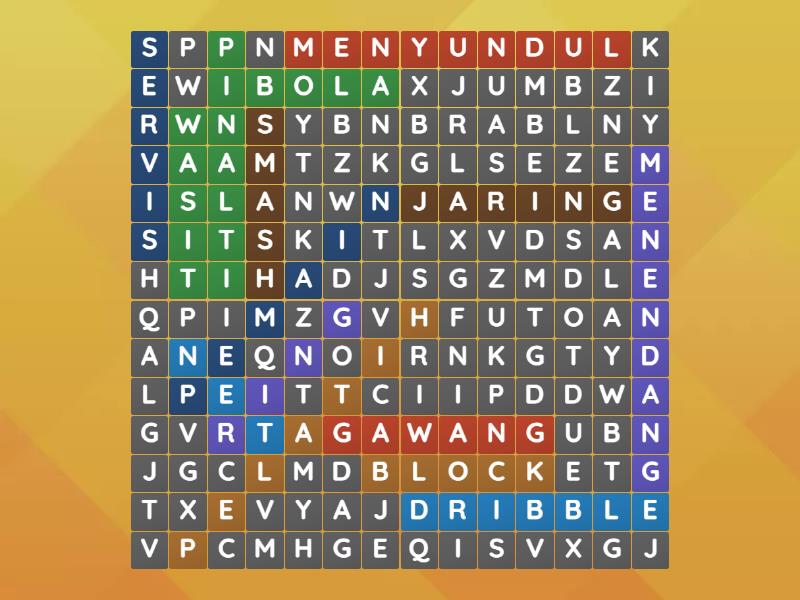 Dikerjakan Lagi - Wordsearch
